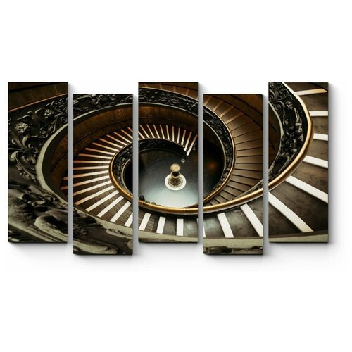 Модульная картина Закрученная лестница 110x64
