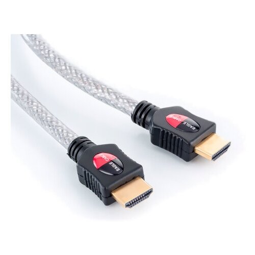 Кабель Eagle Cable High Standard HDMI - HDMI, 3 м, 1 шт., прозрачный