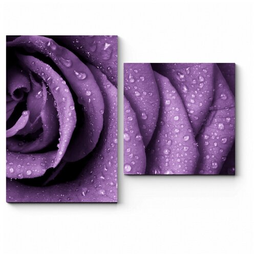 Модульная картина Фиолетовая роза 120x90
