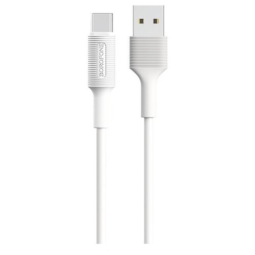 Кабель Borofone USB - USB Type-C (BX1), 1 м, 1 шт., белый