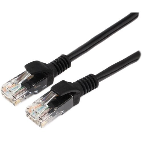 Сетевой кабель Gembird Cablexpert UTP cat.5e 10m Black PP12-10M/BK