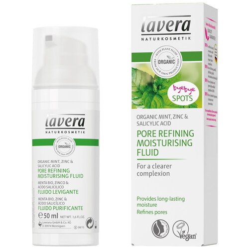 Lavera увлажняющий флюид для сужения пор Pore refining moisturising fluid, 50 мл