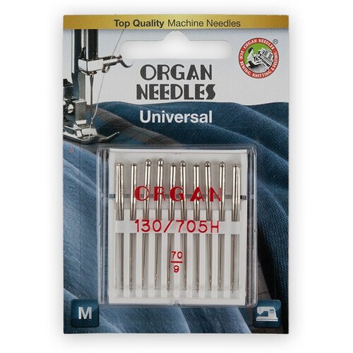 Иглы для быт. шв. машин ORGAN универсальные 10 шт в блистере 5110070BL № 70