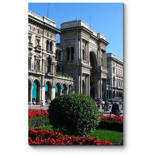Модульная картина Соборная Площадь, Милан 40x60