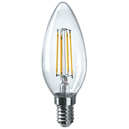 Лампа светодиодная филаментная 80 894 OLL-F-C35-10-230-2.7K-E14 | код 80894 | онлайт (10шт. в упак.)