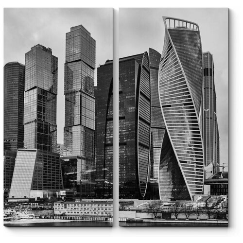 Модульная картина Московский бизнес центр60x60