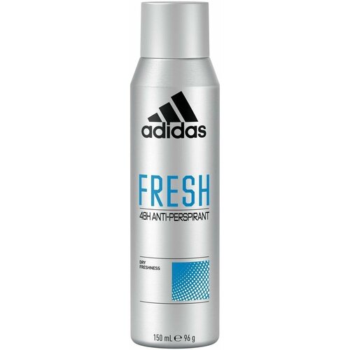 Дезодорант-спрей Adidas Fresh для мужчин 48 часов 150 мл (из Финляндии)