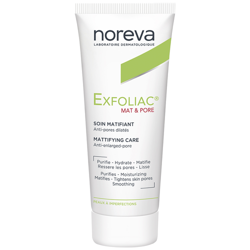 Noreva laboratories Exfoliac Mat & Pore Matifying Care Матирующий и поросуживающий крем, 40 мл