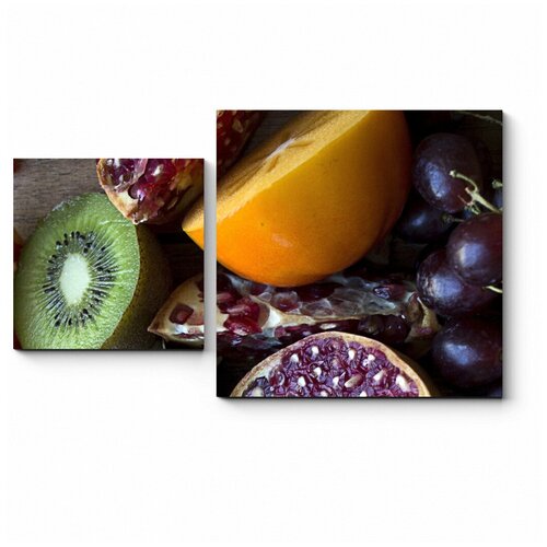 Модульная картина Экзотические фрукты 70x42