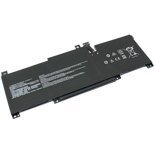 Аккумулятор BTY-M49 для ноутбука MSI Prestige 14 11.4V 4600mAh черный