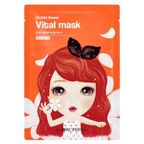 THE ORCHID SKIN VITAL Тканевая маска для лица(питание), 25г,