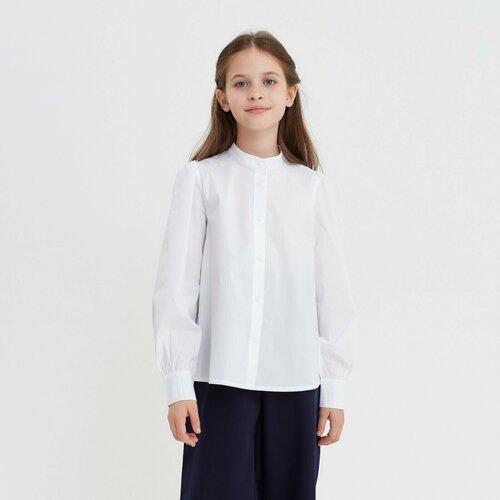 Школьная блуза Minaku, размер 38, белый
