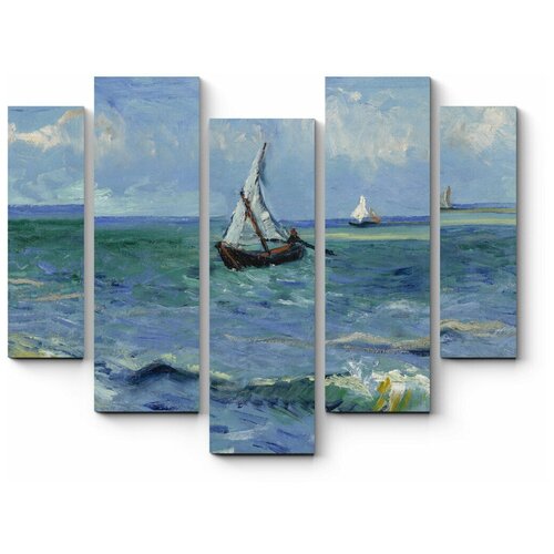 Модульная картина Морской пейзаж в Сен-Мари, Винсент Ван Гог 151x123