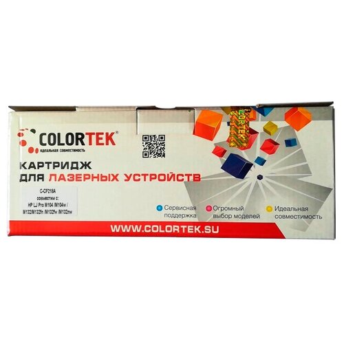 Картридж Colortek C-CF218A, 1400 стр, черный