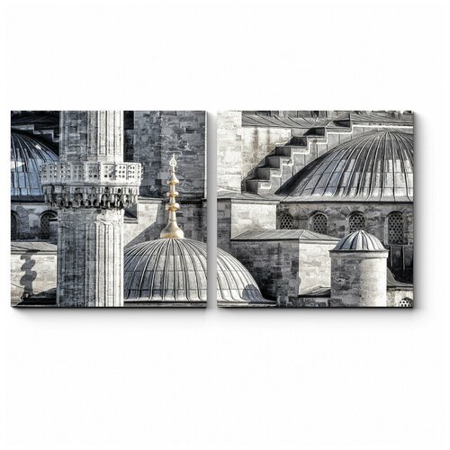 Модульная картина Голубая Мечеть, Стамбул 60x30
