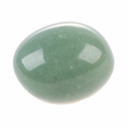 Камень натуральный "Зеленый Авантюрин", галтовка (20-30 г, 27-37 мм)
