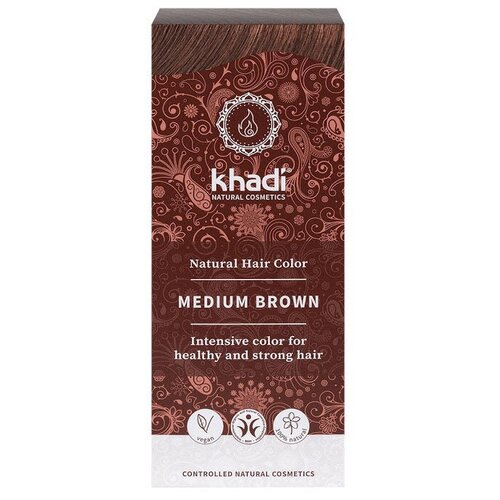 Khadi Herbal Hair Color, средне-коричневый