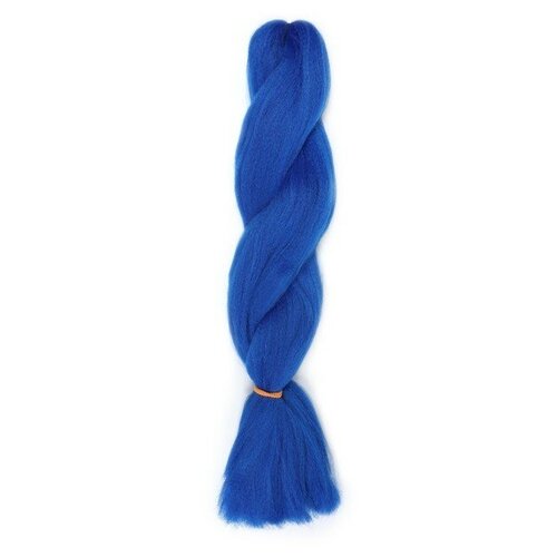 SOFT DREADS Канекалон однотонный, гофрированный, 60 см, 100 гр, цвет синий(#BLUE)