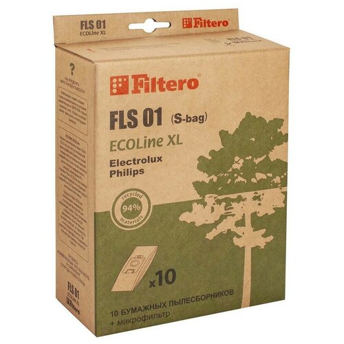 Мешки-пылесборники Filtero SIE 01 EcoLine XL (10шт + микрофильтр)