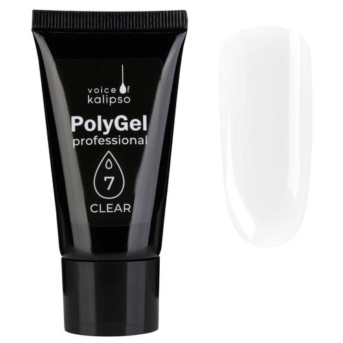 Voice of Kalipso акригель PolyGel professional, 30 мл, clear №7