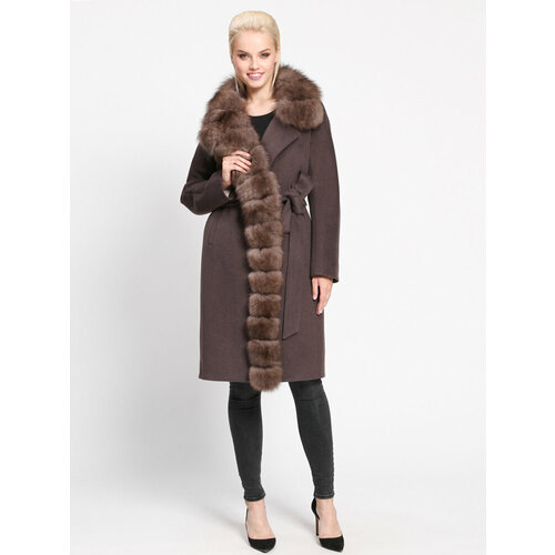 Пальто Prima Woman, размер 44, коричневый