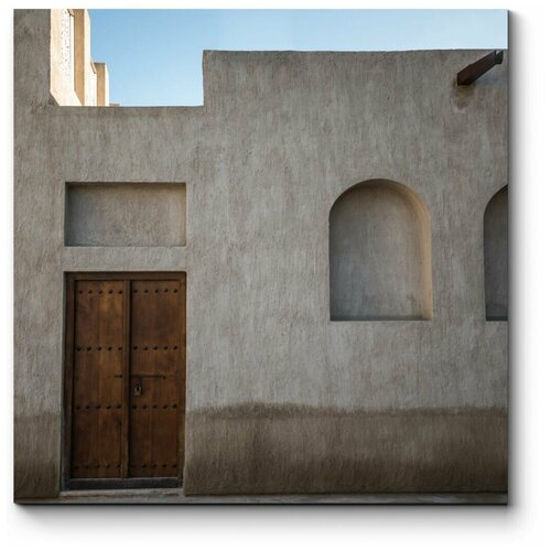 Модульная картина Фасад старого арабского дома80x80