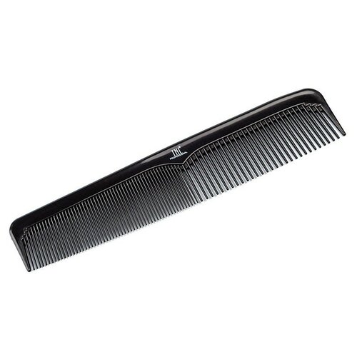 TNL PROFESSIONAL Tnl, расчёска для стрижек комбинированная зауженная (225 мм, черная)