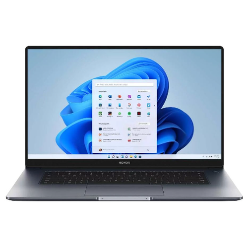 Ноутбук Honor MagicBook 15 Ryzen 5 5500U/16Gb/512Gb SSD/AMD Radeon Graphics/15.6"FHD IPS/noOS/Grey (