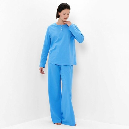 Пижама  Minaku, размер 52, голубой