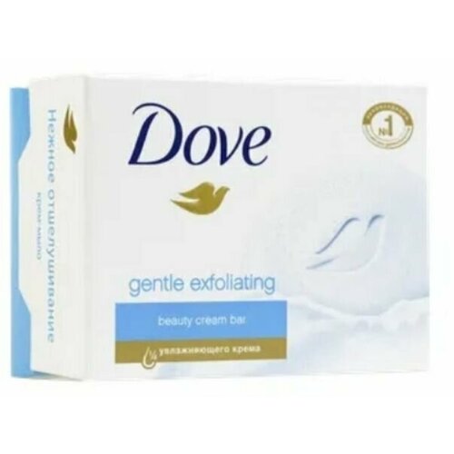 DOVE Крем- мыло твердое Нежное отшелушивание 100гр, 6 штук