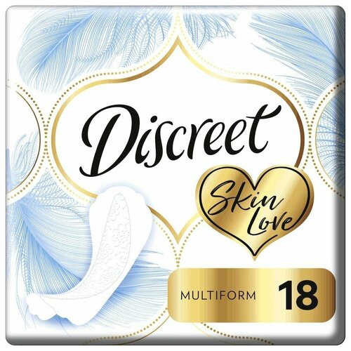 Прокладки Discreet Skin Love Multiform ежедневные 18шт х 2шт