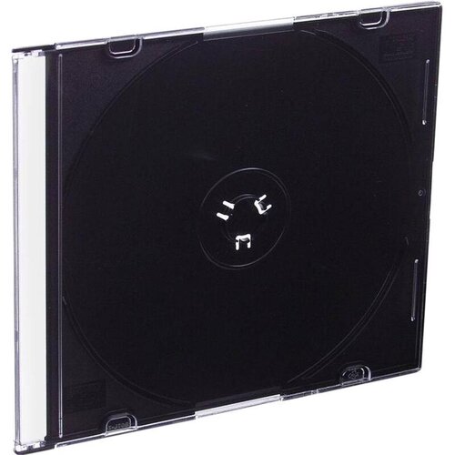 Бокс CMC для CD/DVD пластиковый Slim Case черный (200 шт. в уп) (CDB-sl)