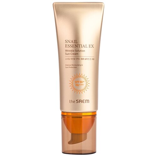 The Saem крем Snail Essential EX Wrinkle Solution Sun Cream SPF 50, 40 мл