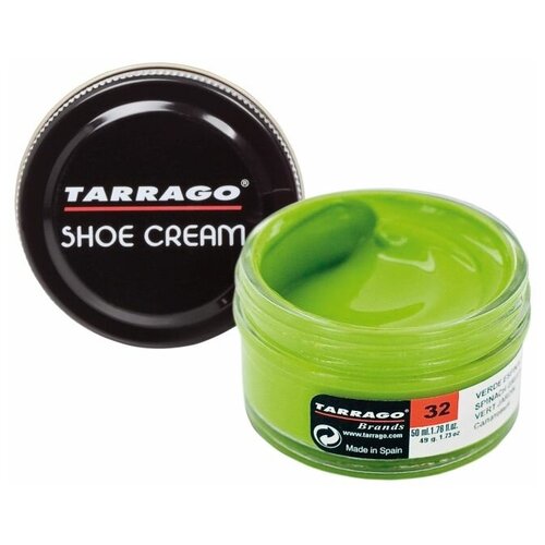 Tarrago Крем-банка Shoe Cream 032 spinach green, 50 мл
