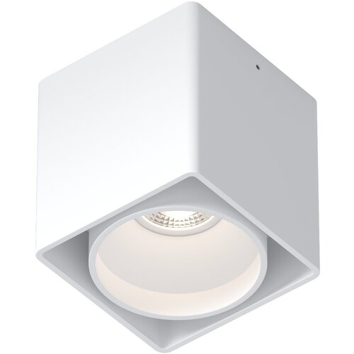 Накладной светильник под сменную лампу, спот поворотный Ledron KEA ED GU10 White