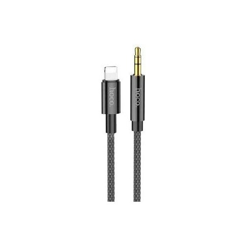 Аксессуар Hoco UPA19 3.5 AUX - Jack 3.5 1m, аудио кабель, черного цвета