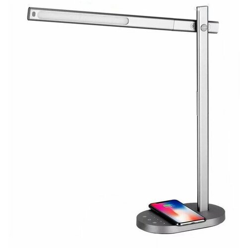 Лампа с беспроводной зарядкой Momax Q.LED Desk Lamp with 10W Wireless Charging Base Space Grey (QL1ACNE)