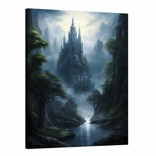 Интерьерная картина 50х70 "Эльфийская крепость"