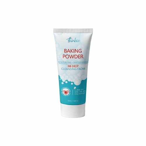 Глубокоочищающая пенка с содой и натуральными экстрактами Thinkco Baking Powder BB Deep Cleansing Foam, 50мл