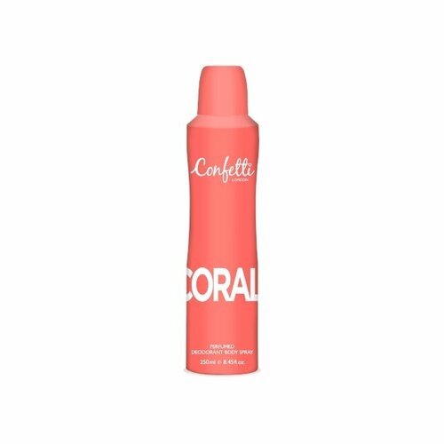 Дезодорант-спрей London для тела, парфюмированный, Pastel Coral, 250 мл