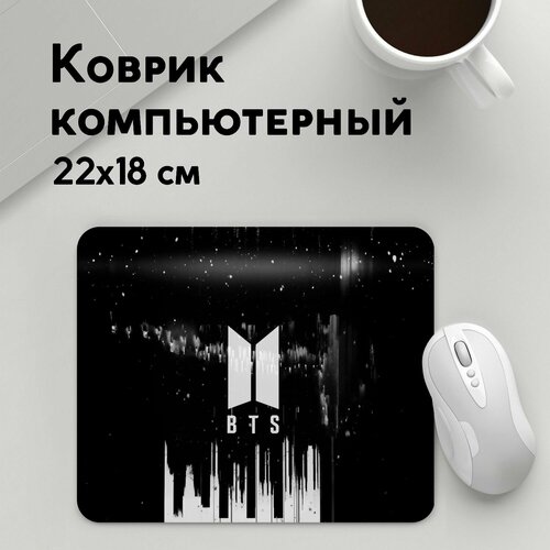 Коврик для мышки прямоугольный 220x180x3мм / K pop / BTS