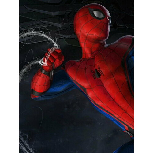 Плакат, постер на бумаге Spider Man (Модульные постеры)-1/Человек Паук/комиксы/мультфильмы. Размер 42 х 60 см