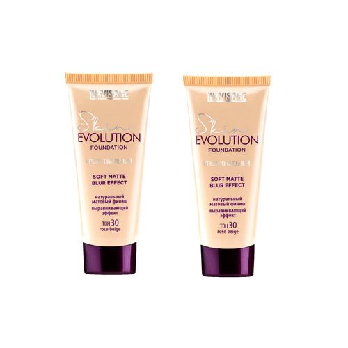 Крем тональный LUXVISAGE Skin EVOLUTION soft matte blur effect, 30 тон rose beige, 35 мл, 2 шт