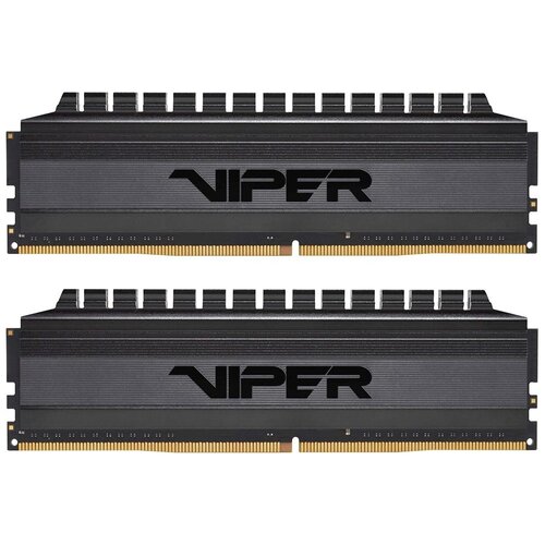 Оперативная память Patriot Memory VIPER 4 BLACKOUT 8 ГБ (4 ГБ x 2 шт.) DDR4 3000 МГц DIMM CL16 PVB48G300C6K