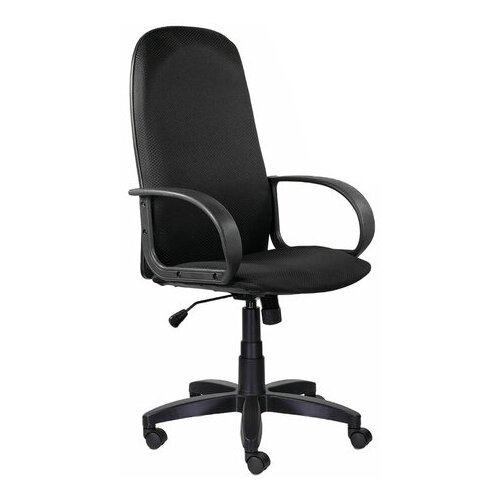 Компьютерное кресло Brabix Praktik EX-279 для руководителя, обивка: искусственная кожа/текстиль, цвет: черный