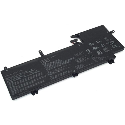 Аккумулятор C31N1704 для ноутбука Asus Q535U 11.55V 4440mAh черный