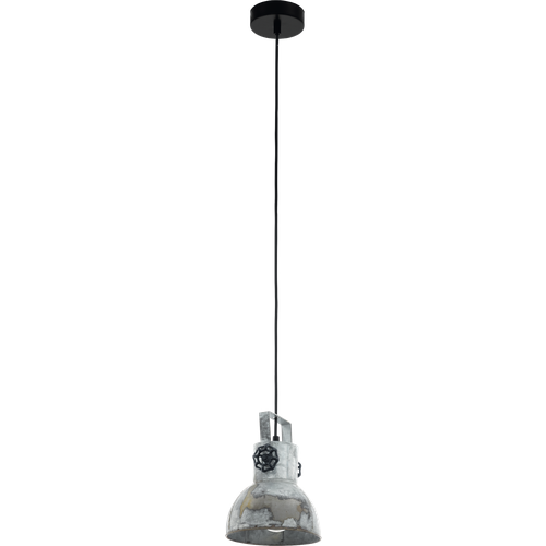 Потолочный светильник EGLO Barnstaple 49619, E27, 40 Вт, кол-во ламп: 1 шт., цвет: черный