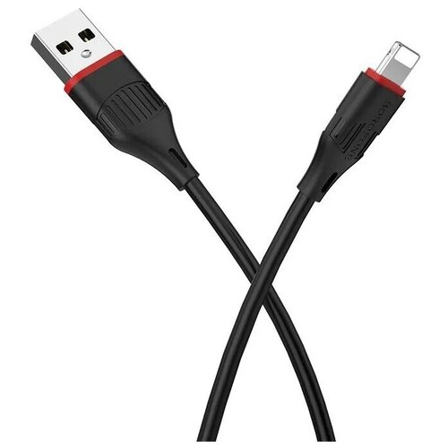 Кабель USB - Lightning (для iPhone) Borofone BX17, черный
