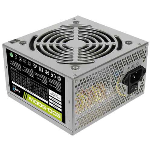 Блок питания AeroCool Eco 500W серый BOX