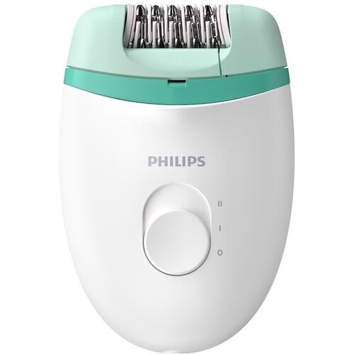 Эпилятор Philips BRE 224/225 Satinelle Essential, белый/зеленый